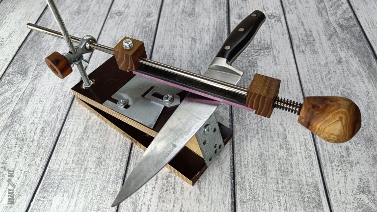 Homemade Knife & Scissors Sharpening Jig — Free Plans