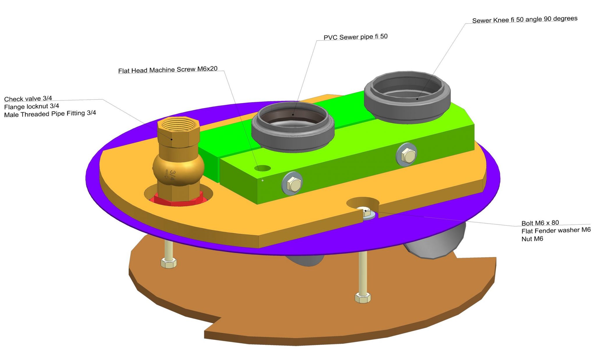 Homemade cyclone dust separator — Free Plans and 3D model
