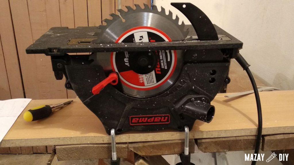 How to make a homemade table saw with simple tools