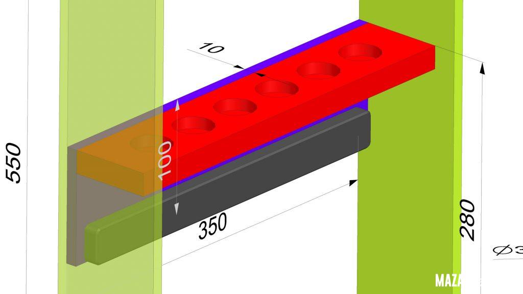 Homemade Chisel & Lathe Tools Rack — Free Plans and 3D model