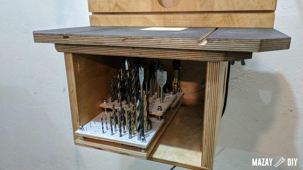 DIY Drill Bit Storage Rack — Free printable templates and 3D model