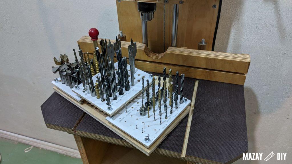 DIY Drill Bit Storage Rack — Free printable templates and 3D model